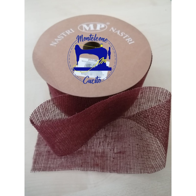 Juta di cotone light bordeaux